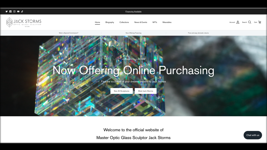 New Website Launched! - Jack Storms